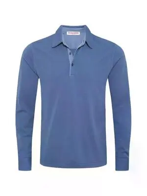 Orlebar Brown Garfield Long-sleeves Polo Shirt - Blue