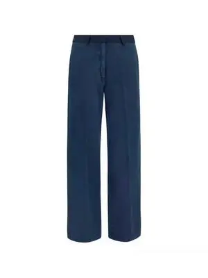 FORTE_FORTE Belt-loop Trousers - Blue