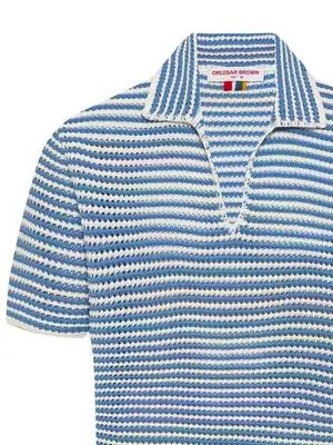 Orlebar Brown Batten Stripe-knit T-shirt