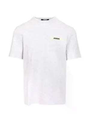 Jacquemus Logo-patch T-shirt - Grey