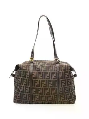 Fendi 2000s Zucca Tote Bag - Brown