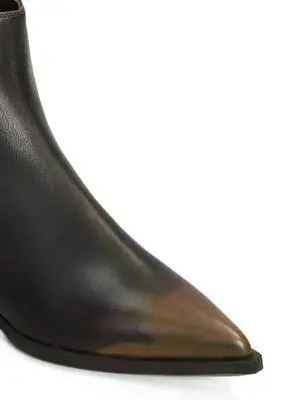 Roberto Festa Aurea Pointed-toe Ankle Boots