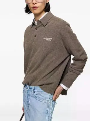 Acne Studios Wool Knit Polo