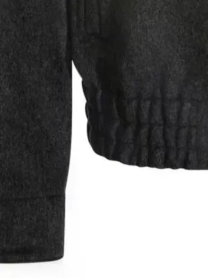 LARDINI Virgin Wool High-neck Jacket