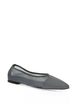 Dear Frances Gala Mesh-panel Ballet Flats