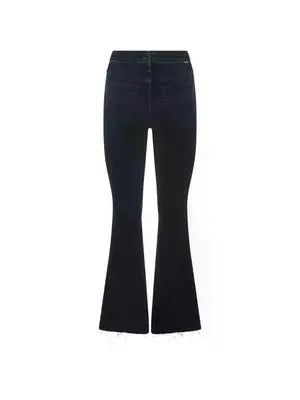 MOTHER Raw-cut Flared Jeans - Blue