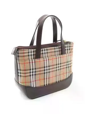 Burberry 2010s Nova Check Tote Bag