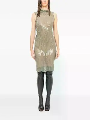 Rick Owens Sequin Embellished Mini Dress