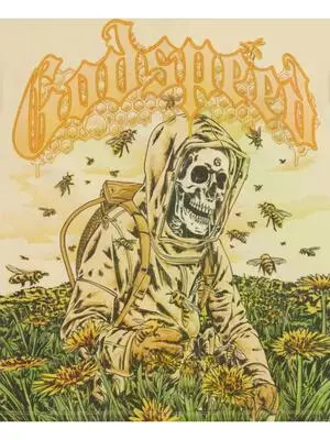 GODSPEED Save The Bees Ii Graphic-print T-shirt - Neutrals