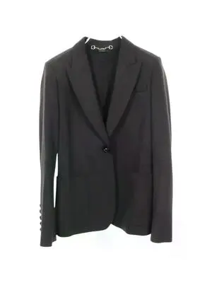 GUCCI 2010s Horsebit-detail Blazer