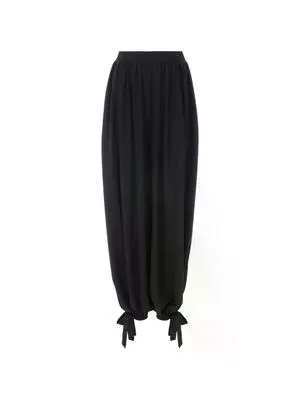 Chloé Bow-detail Pleated Trousers