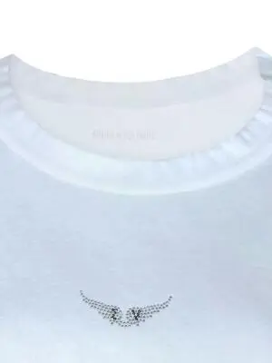 Zadig&Voltaire Embellished Wings Motif T-shirt