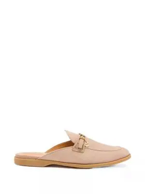 TOD'S Buckle-detail Logo-charm Mules