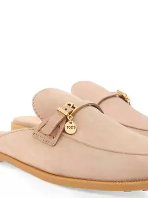 TOD'S Buckle-detail Logo-charm Mules