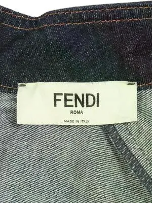 Fendi Long-sleeve Midi Dress