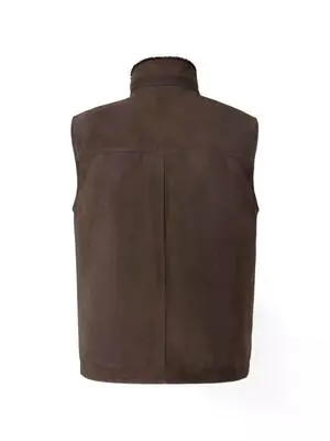 Canali Shearling-lined Suede Gilet