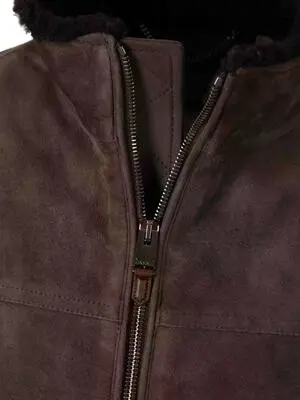 Canali Shearling-lined Suede Gilet