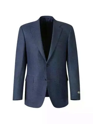 Canali Single-breasted Blazer - Blue