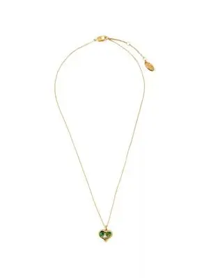 VIVIENNE WESTWOOD Petra Heart Pendant Necklace - Gold