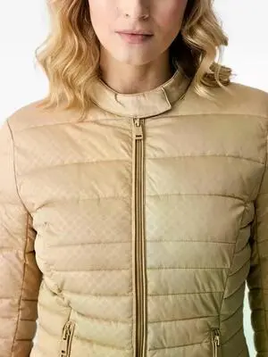 Guess Quilted Logo-plaque Puffer Jacket
