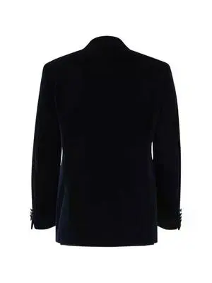Canali Velvet Single-breasted Blazer