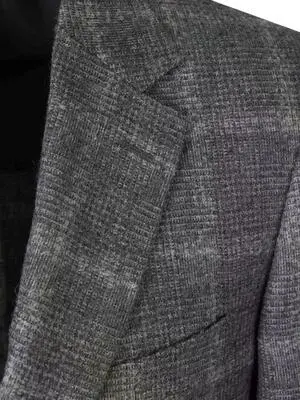 Canali Check-pattern Single-breasted Blazer
