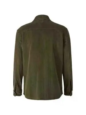 Canali Corduroy Chest-pockets Shirt Jacket