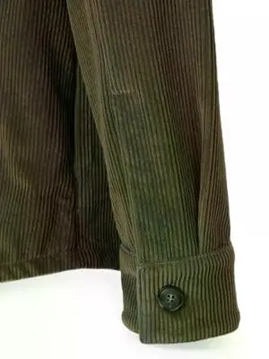 Canali Corduroy Chest-pockets Shirt Jacket
