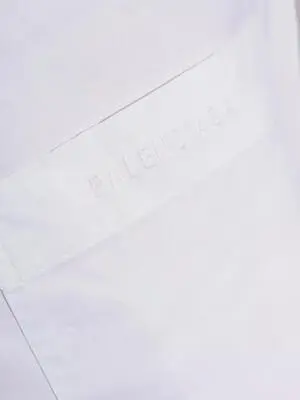 Balenciaga Embroidered-logo Chest-pocket Shirt