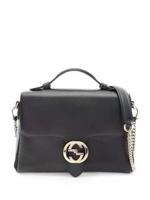 Gucci 2010s Interlocking G Tote Bag - Black
