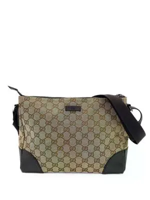 Gucci 2000s Gg Canvas Shoulder Bag