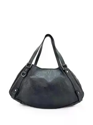 Gucci 2000s Abbey Horsebit Tote Bag - Black