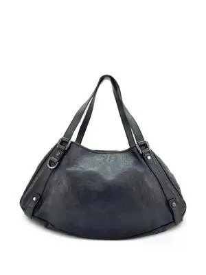 Gucci 2000s Abbey Horsebit Tote Bag - Black