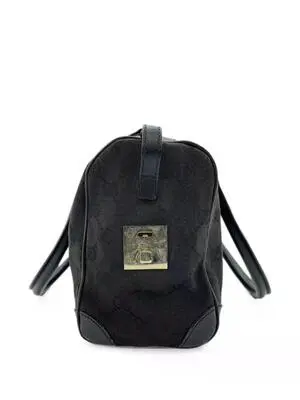 Gucci Gg Supreme Boston Bag - Black