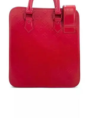 LOUIS VUITTON Monogram Vernis Handbag - Red