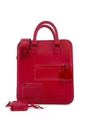 LOUIS VUITTON Monogram Vernis Handbag - Red
