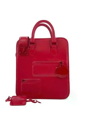 LOUIS VUITTON Monogram Vernis Handbag - Red
