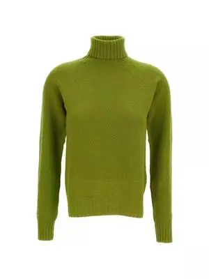 DRUMOHR Turtleneck Raglan-sleeved Sweater - Green