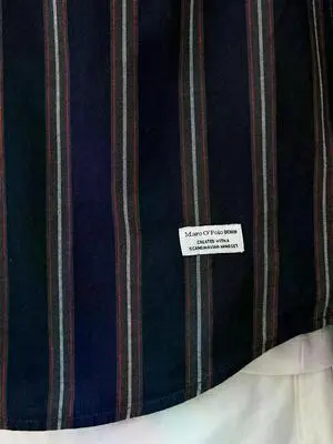 Marc O'polo Vertical-stripe Chest-pocket Shirt