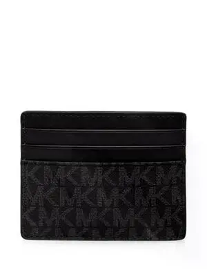 Michael Kors Logo Monogram Belt And Cardholder Set
