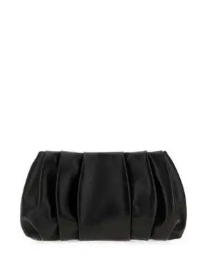 Brunello Cucinelli Pleated Leather Clutch Bag