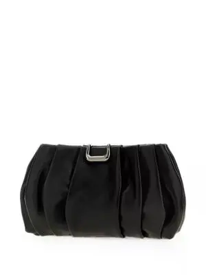 Brunello Cucinelli Pleated Leather Clutch Bag