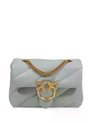 Pinko Mini Love Puff Quilted Shoulder Bag - Grey