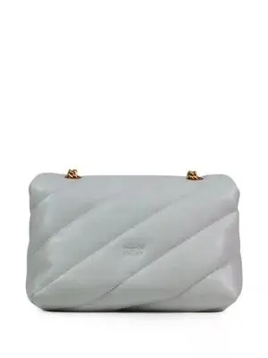 Pinko Mini Love Puff Quilted Shoulder Bag - Grey