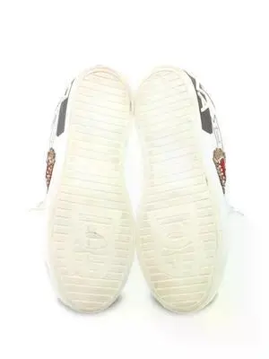 Dolce & Gabbana Leather Embellished Low-top Sneakers