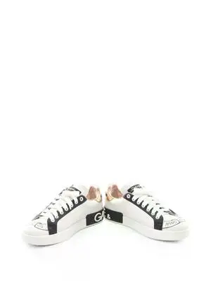 Dolce & Gabbana Leather Embellished Low-top Sneakers