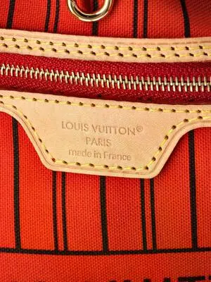 LOUIS VUITTON Neverfull Bandouliere Inside Out Monogram Canvas And Textile Mm Tote Bag - Brown