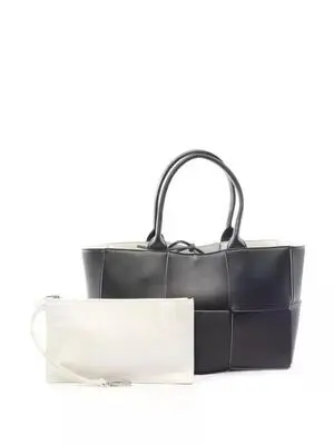 Bottega Veneta Arco Intrecciato Tote Bag - Black