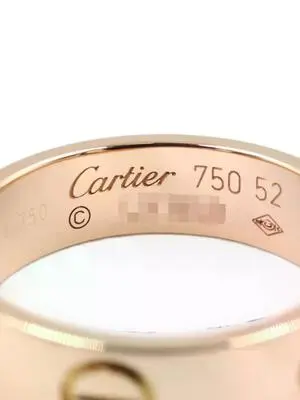 Cartier 18k Rose Gold Love Ring - Pink