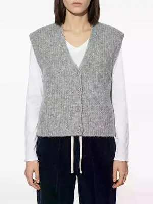 American Vintage Zolly V-neck Button-fastening Vest